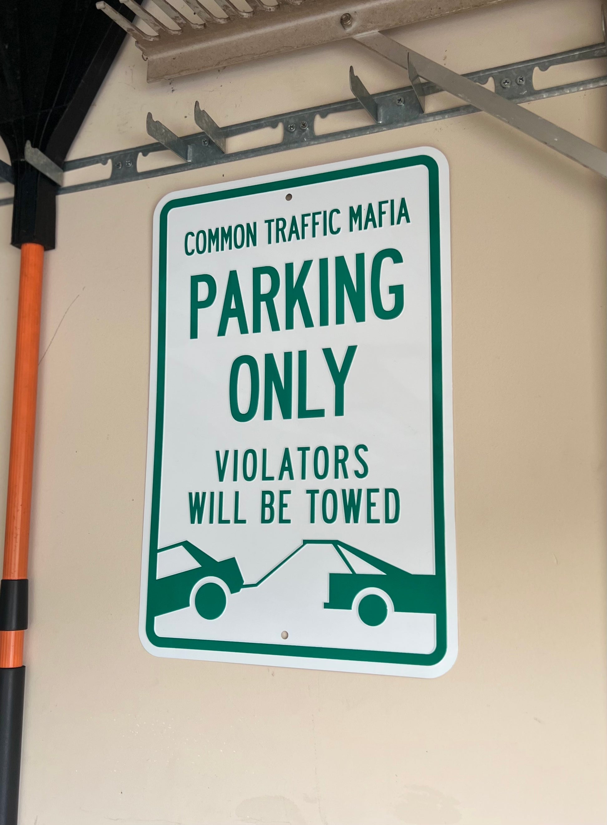 “Common Traffic Mafia Parking Only” Sign