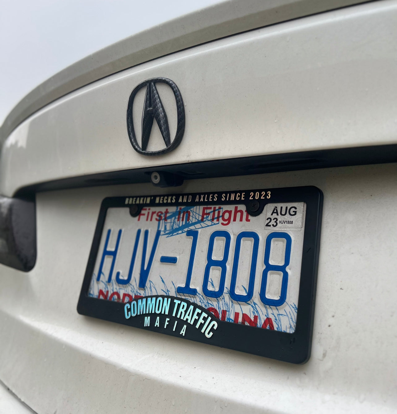 “Common Traffic Mafia” License Plate Frame