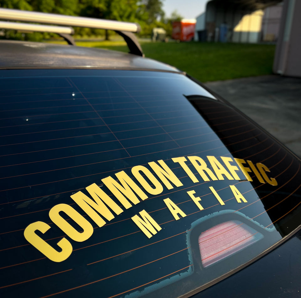 “Classic” CTM Windshield Banner – Common Traffic Mafia